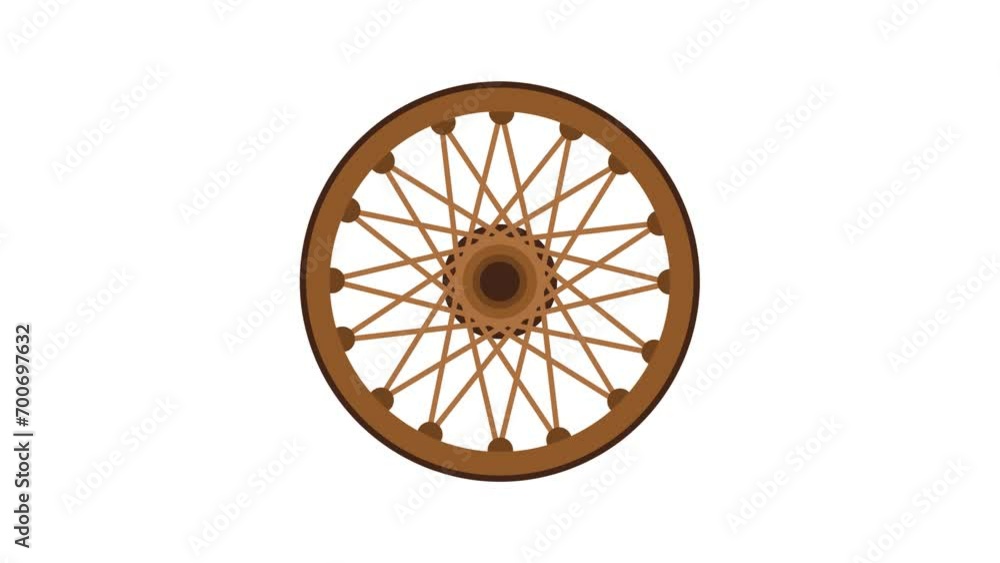 Vintage wheel against White background, chroma key, car wheel on ...