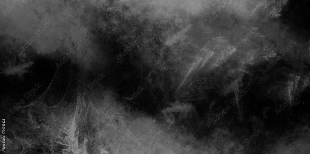 Vektorová grafika „ Smoke and powder overlay on black background with ...