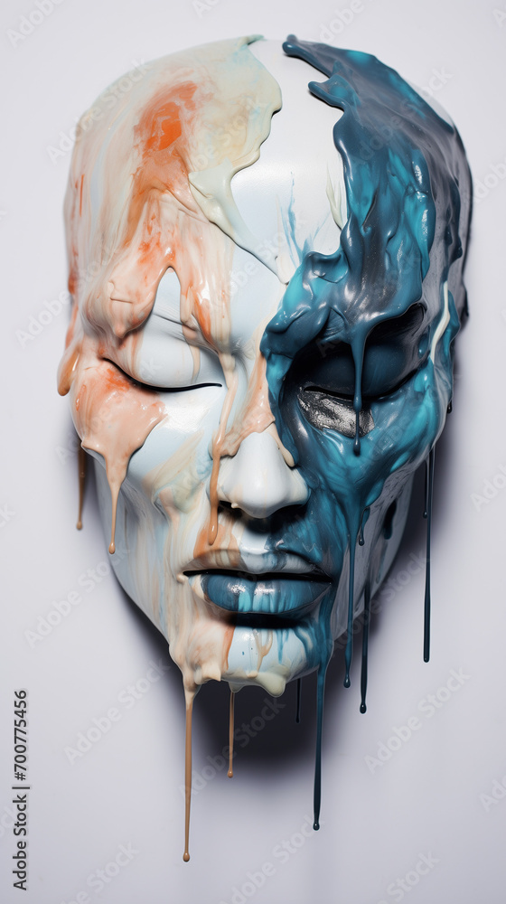 Expression de la tristesse, du chagrin, du découragement, de la colère ...