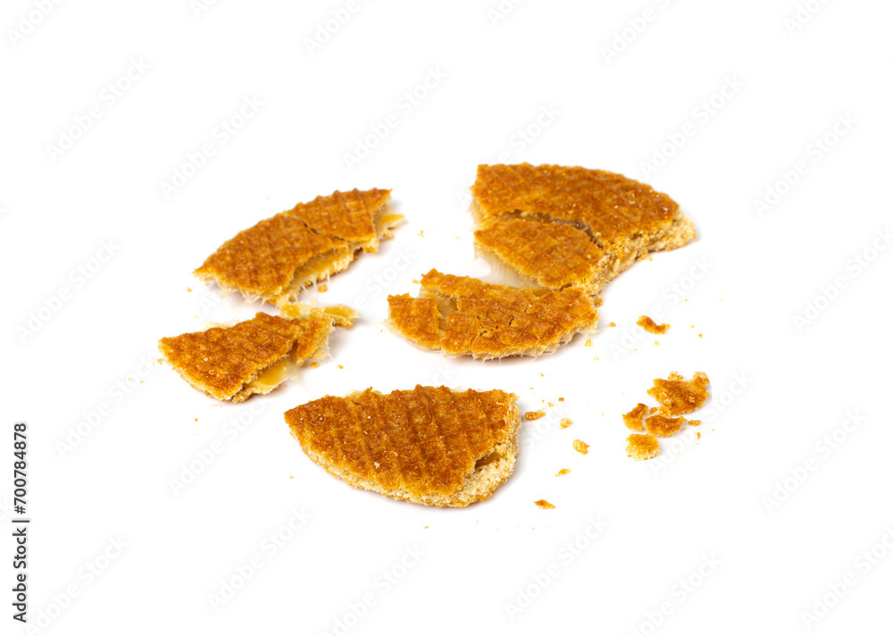 Dutch Waffles, Broken Stroopwafel Cookies, Caramel Waffle, Thin Toffee ...