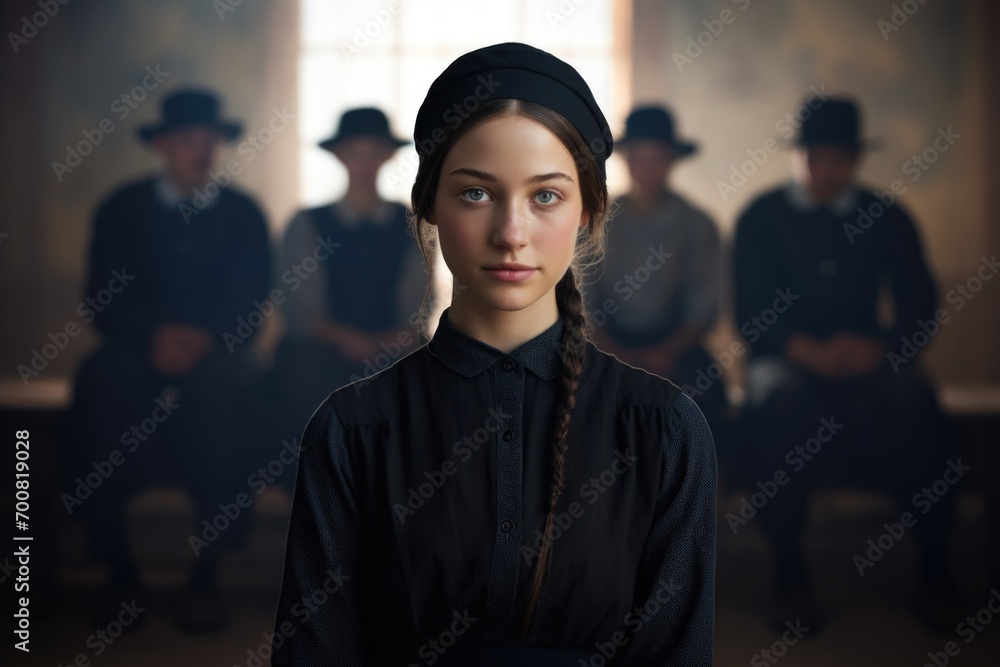 Portrayal of Amish people, traditional lifestyle, close bonds of ...