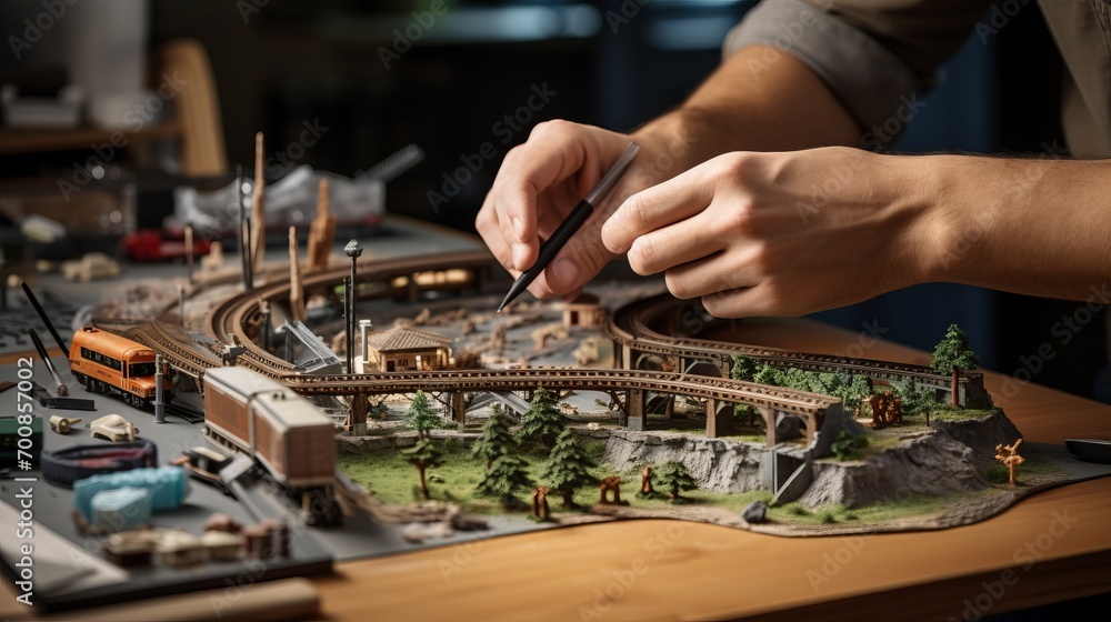 Masterful Precision: Expertly Crafting an Enchanting Model Train World ...