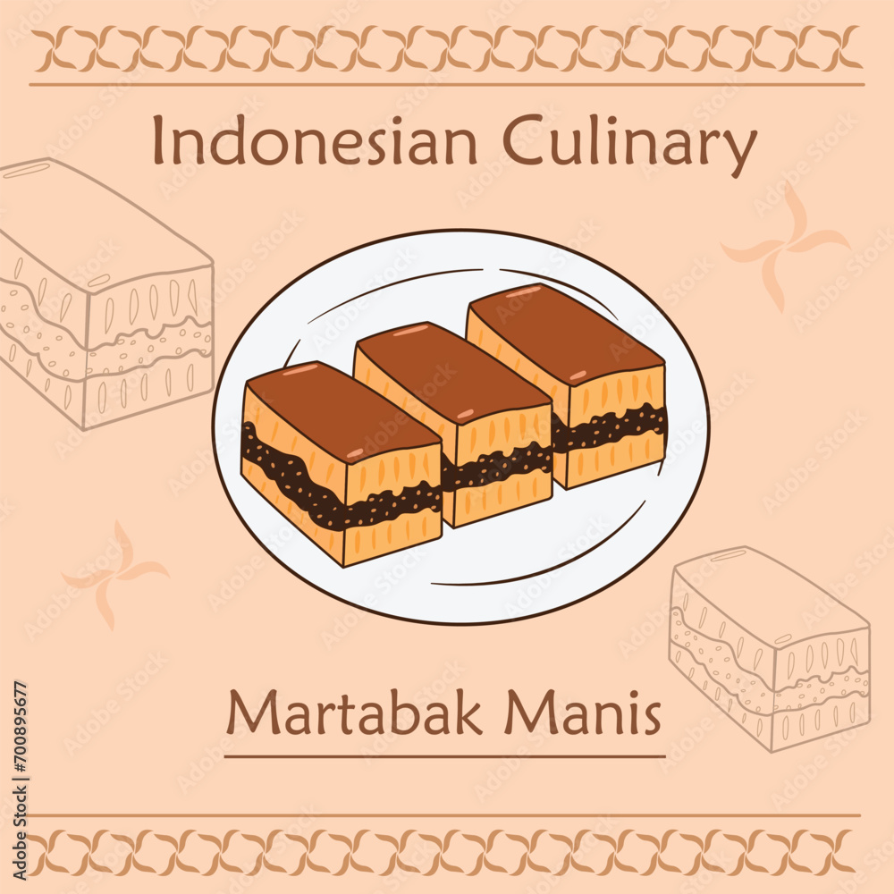 Martabak Manis : one of Indonesian's Culinary, made with piled dough ...