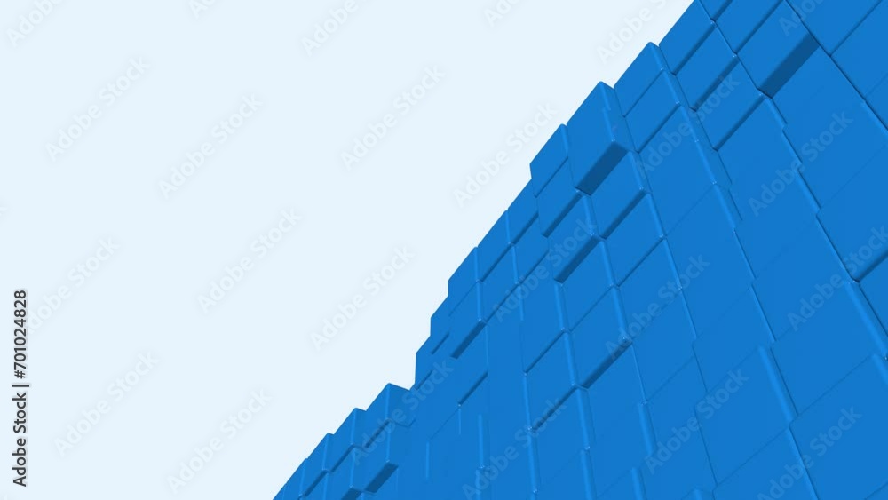 Transforming Cubes wall background. Abstract Cubes Background Random Motion, 3d Loopable ...
