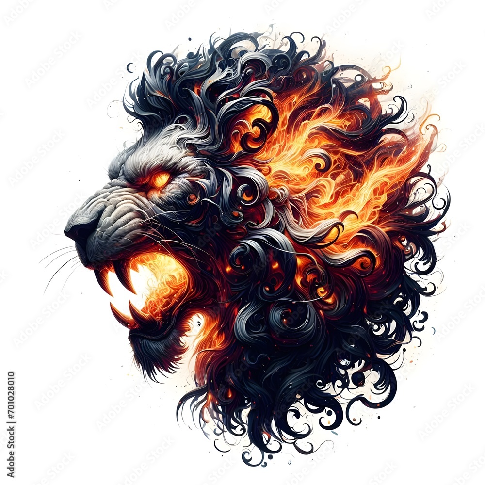 Monarch's Gaze: A Lion in Repose, Safari Majesty: Capturing the Essence ...