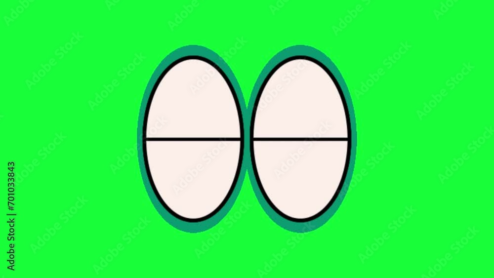 Animated Blinking Eyes Motion icon background, logo symbol, social ...