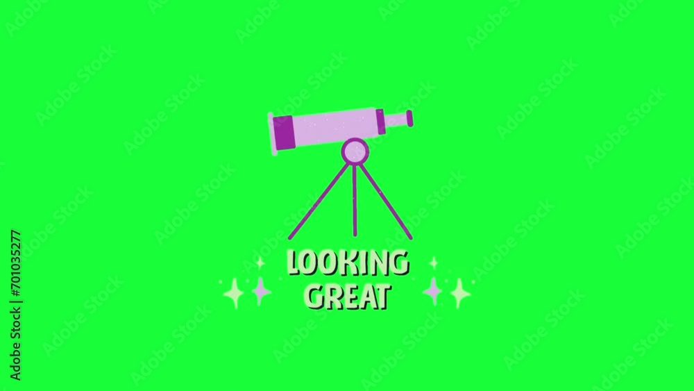 Animated looking great space icon background, logo symbol, social media ...