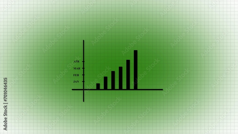 Digital bar graph on a colorful background. Depicting data analysis or ...
