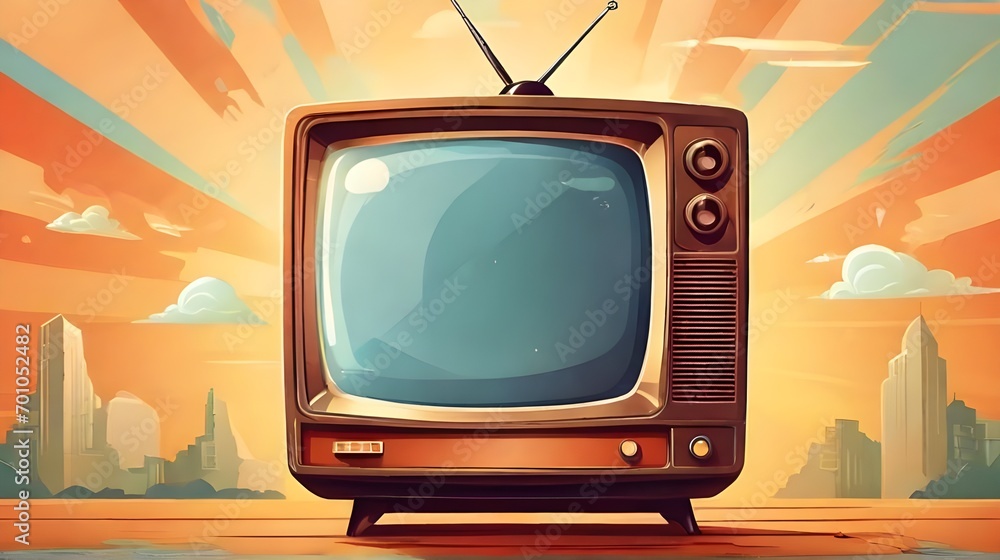 World Television Day Vector Illustration November 21. Television for ...