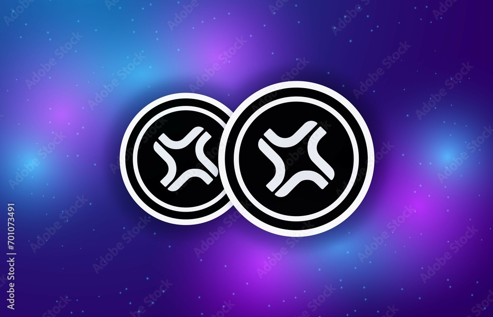 jito coin logo on digital background. 3d illustrations. Stock ...