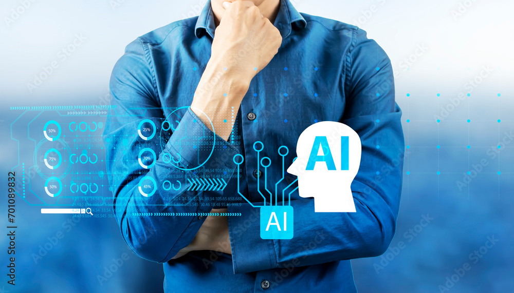 Software engineers work to develop AI systems for work.,Programmers ...