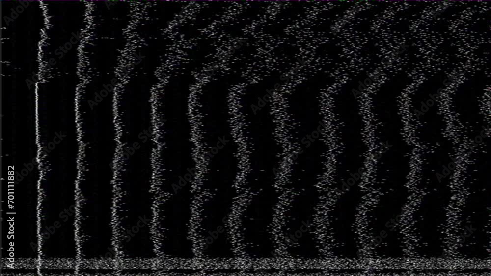 Sequential black and white vertical lines with a ripple effect, giving ...