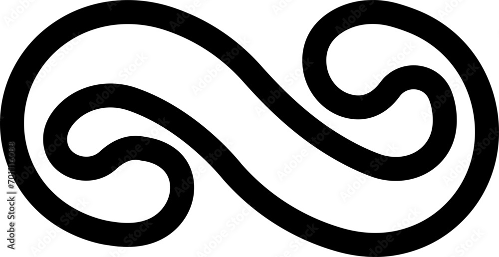 Music notes icon in line style. Musical key signs. isolated on ...