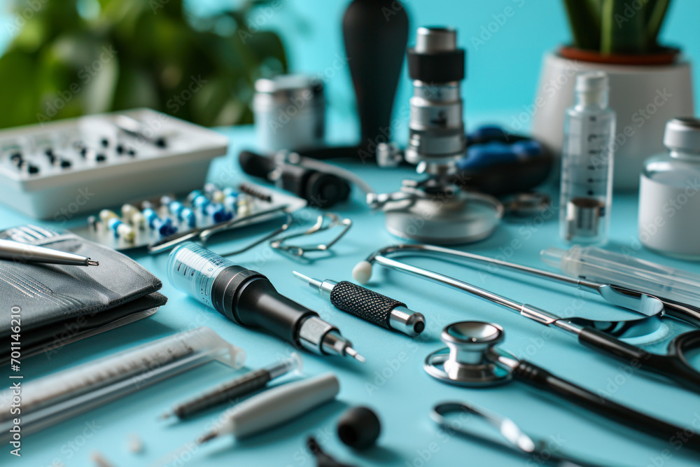 Medical diagnostics concept, an image showcasing various diagnostic ...