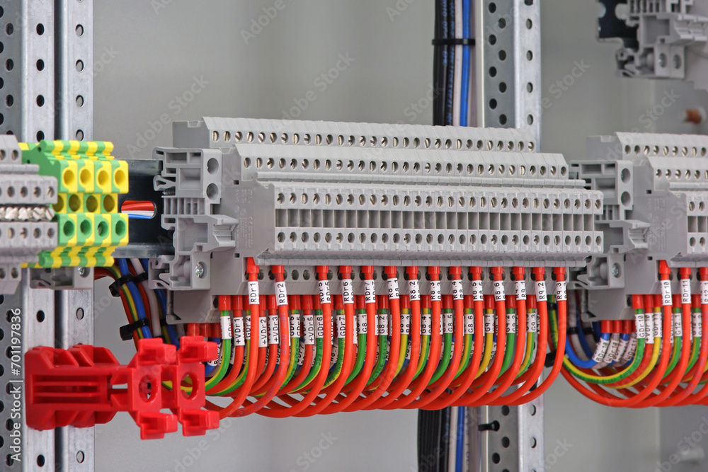 Electrical pass-through terminals for connecting copper mounting wires ...
