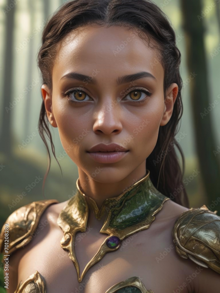 Mesmerizing Surrealist - A stunning digitally rendered close-up of a ...