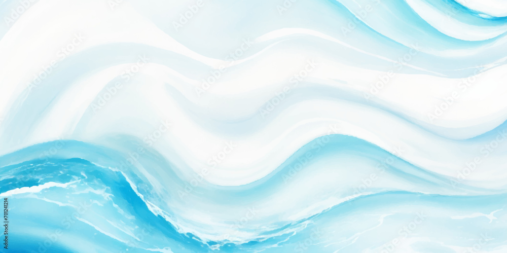 Vector ocean wave line blue and white background. Ocean sea art with ...