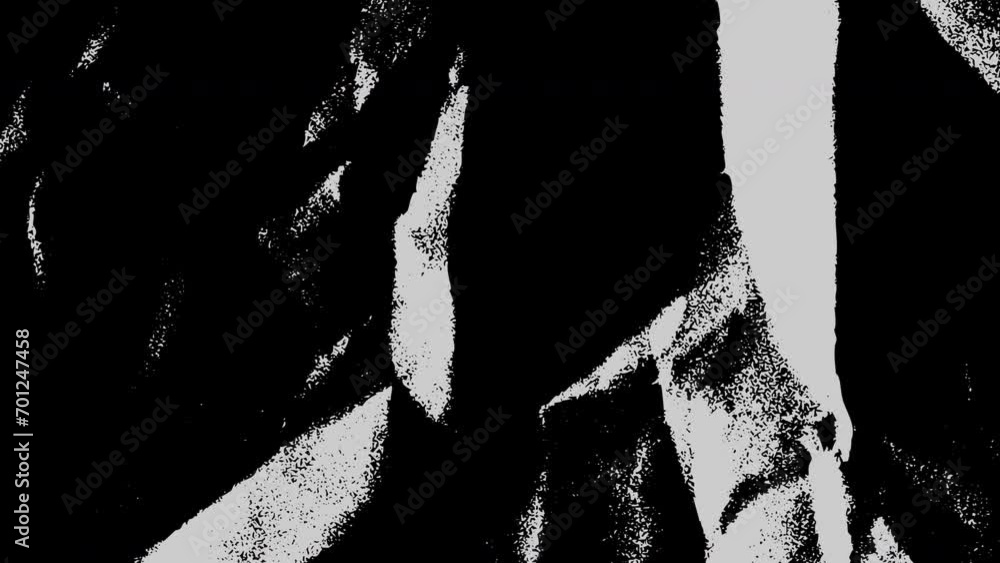 Stop motion animated paper texture background. Crumpled White Paper ...