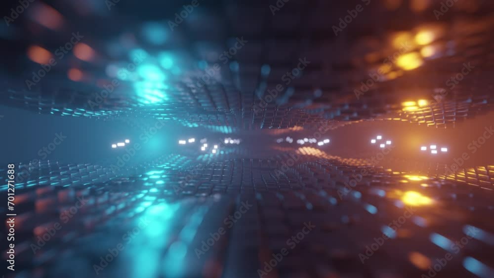 3D animation cubes motion graphics movement wiggle shapes retro ...