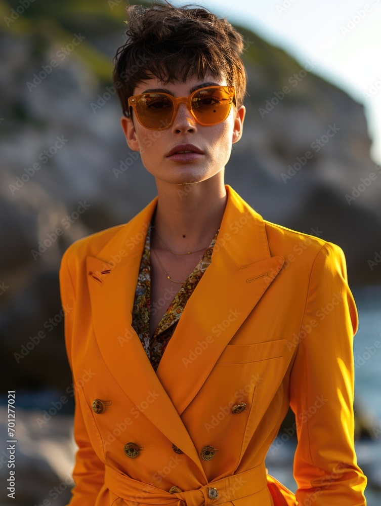 Nostalgic vibes: people embracing the eclectic fashion of the 1970s, a ...