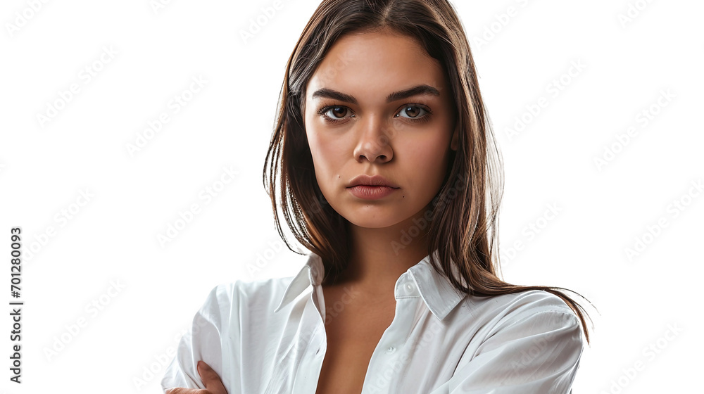 Serious Arms Crossed Pose on a transparent background Stock Photo ...