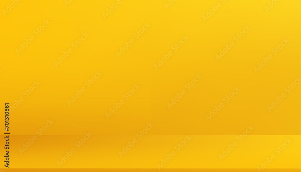 Yellow Background with Light,Leaves Shadow in Empty Room Studio,Yellow ...