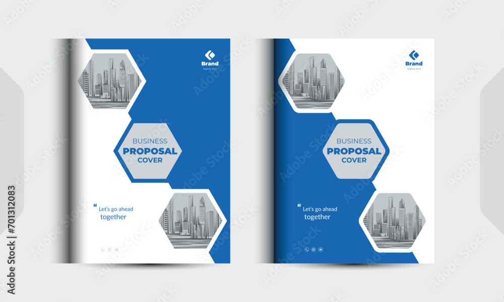 Business Proposal Catalog Cover Design Template Concepts Adept for ...