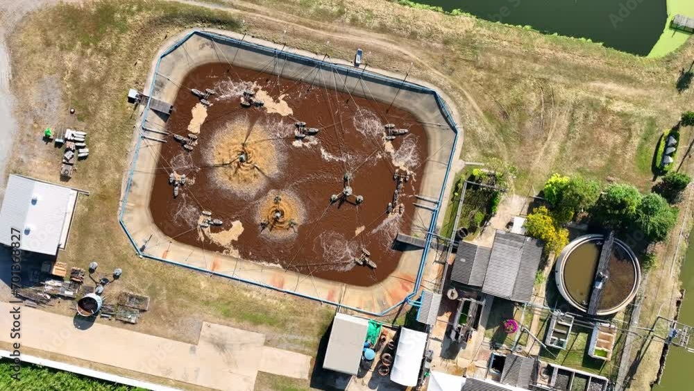 The industrial wastewater treatment pond champions environmental ...