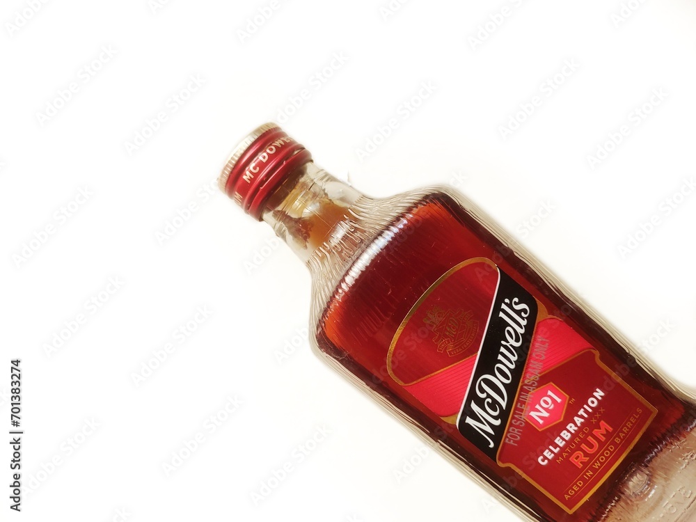 Guwahati, Assam, India - December 27, 2023 : Mc Dowells No.1 ...