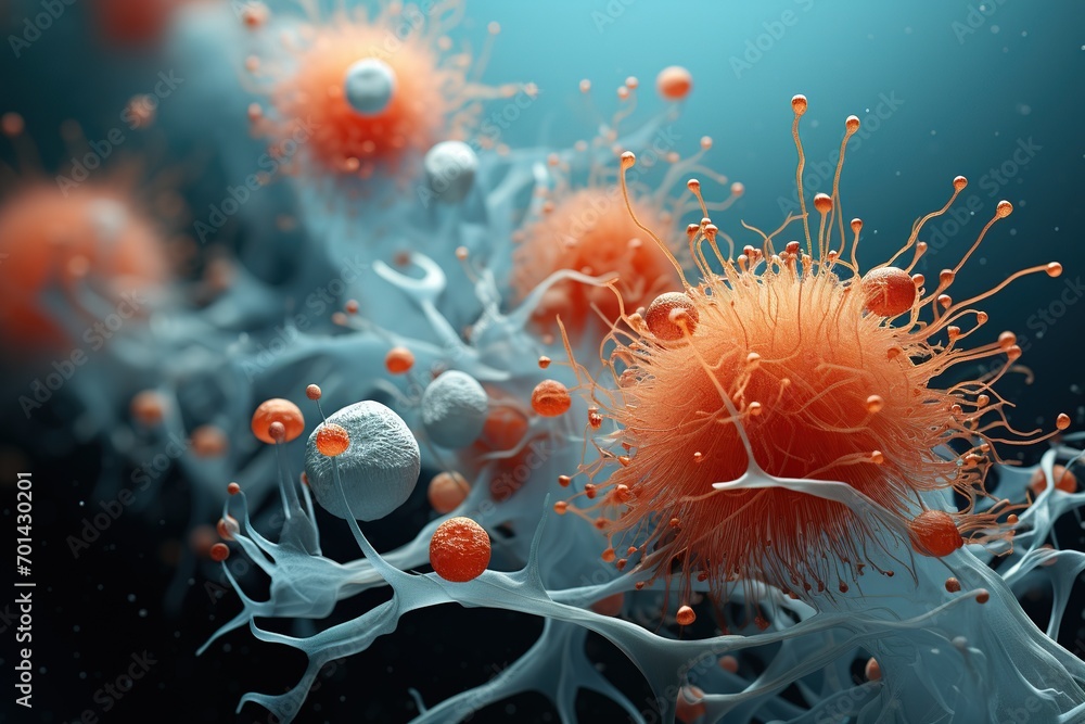 Cancer outbreak and treatment for malignant cancer cells in a human ...