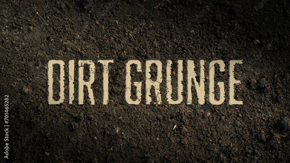Dirt Ground Text Title Intro Stock Template | Adobe Stock