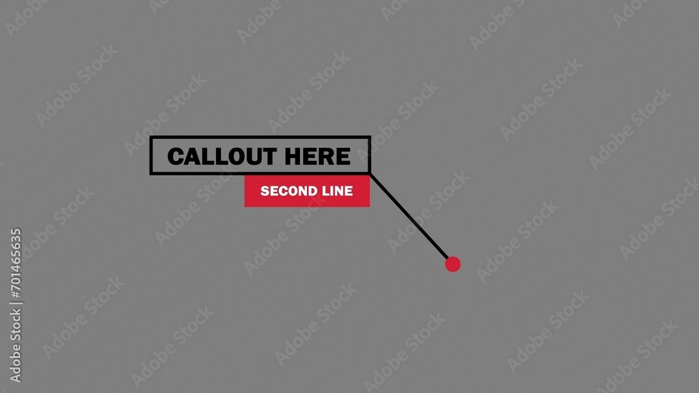 Modern Clean Call Out Title Text Stock Template | Adobe Stock