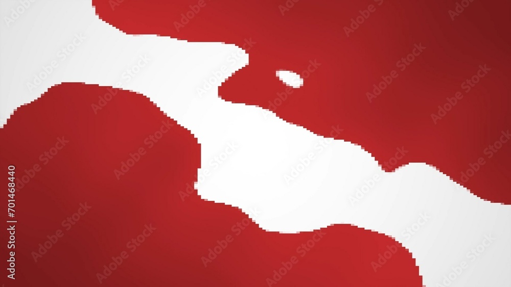 Blocky Pixel Organic Wave Animated Background Loopinh Stock Template