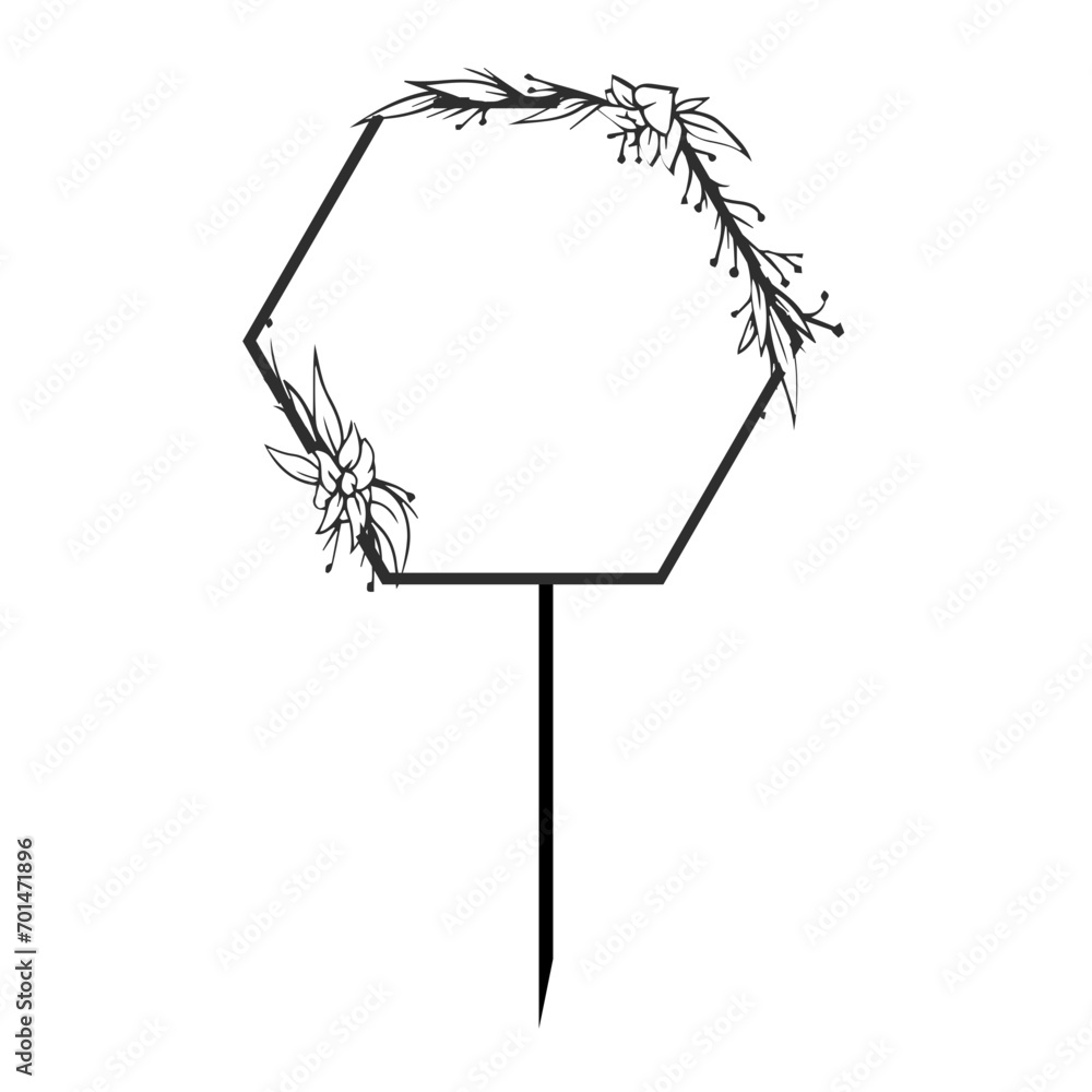 Cake Topper Frames Svg, Cake Topper Svg, Wedding cake topper svg ...