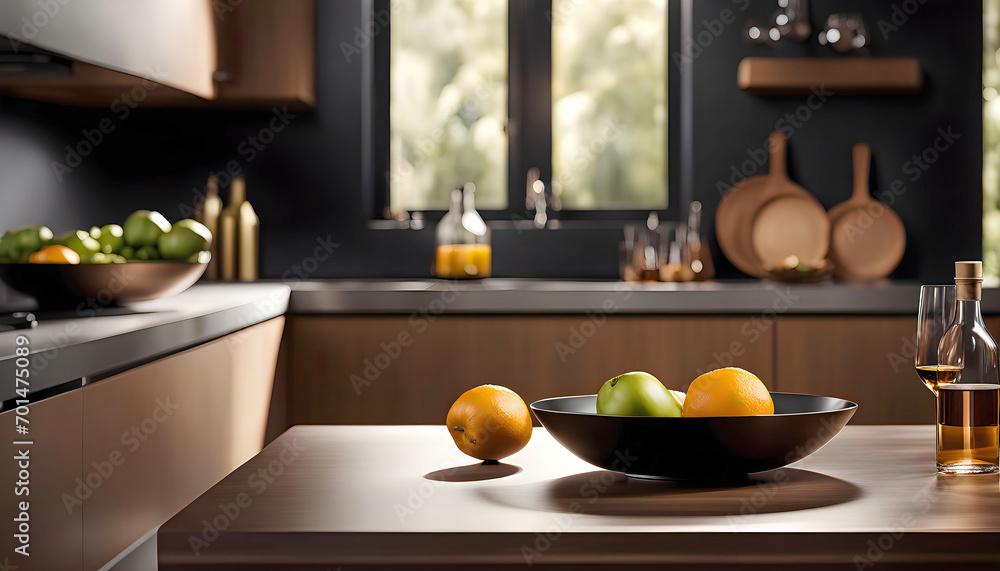 Light culinary background with kitchen board, vegetables and olive oil ...