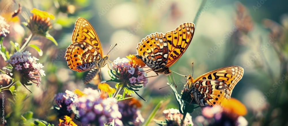 Meadow fritillary butterflies are found in meadows and open fields They ...