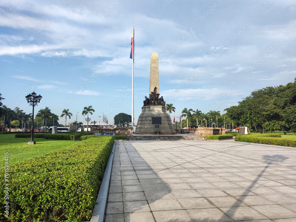 Monument in memory of Jose Rizal (National hero) at Rizal park in ...