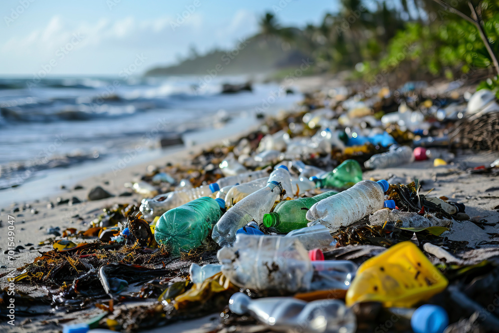 Tackling Plastic Pollution in the Ocean: Challenges and Solutions Stock ...
