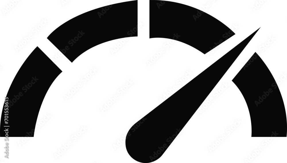 Speedometer, tachometer icon. Speed indicator sign. Internet car speed ...
