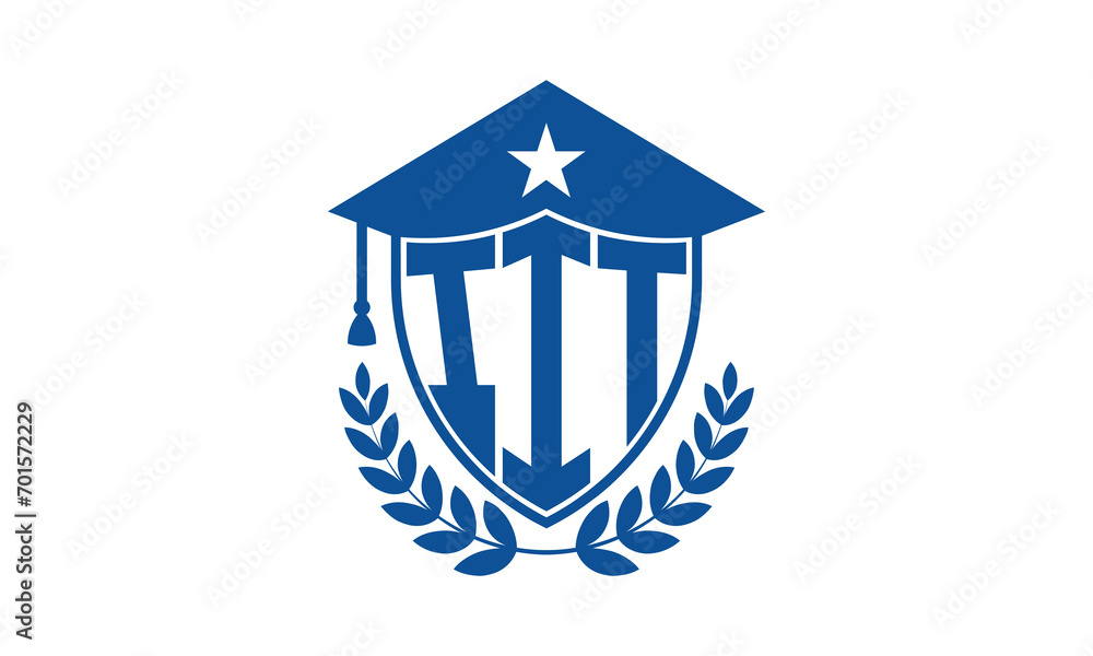 Vecteur Stock IIT three letter iconic academic logo design vector ...