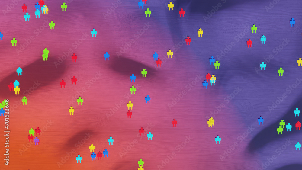 Colorful inclusion images, Diversity and inclusion concept. Colorful ...