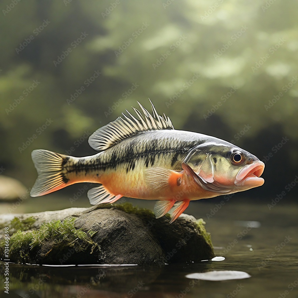 Perch Sublime Dive into the Delicate Dance of Aquatic Elegance and ...