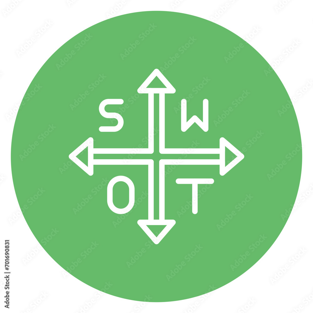 Swot Analysis icon vector image. Can be used for Product Management ...