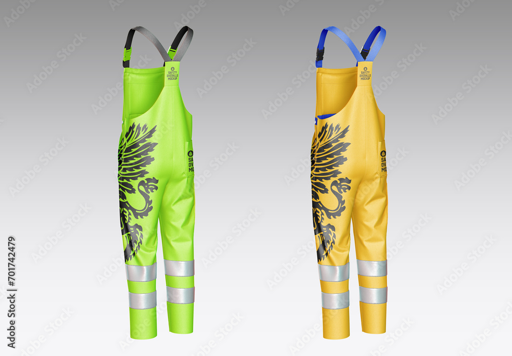 Work Overalls Mockup Stock Template | Adobe Stock