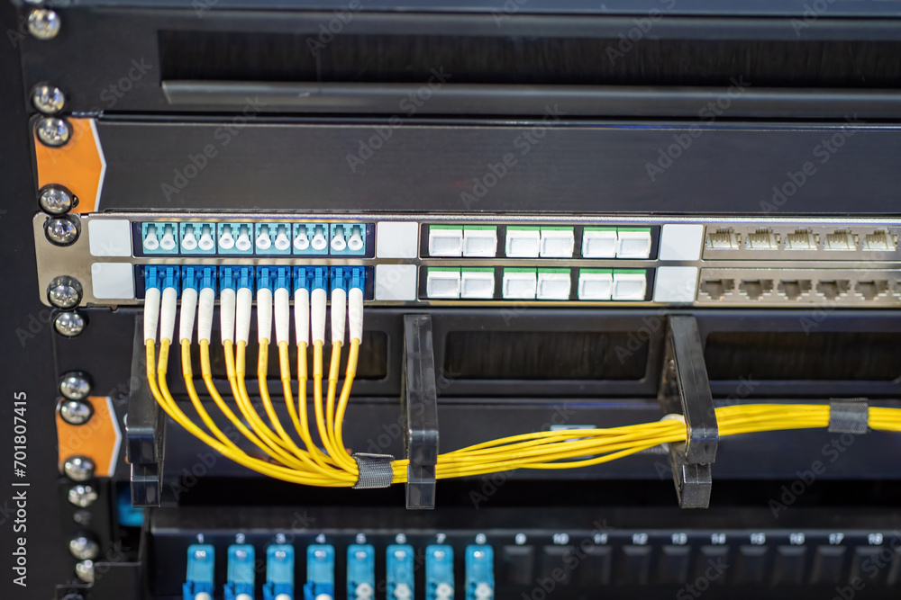 Server equipment. Network technologies. Optical transceiver module ...