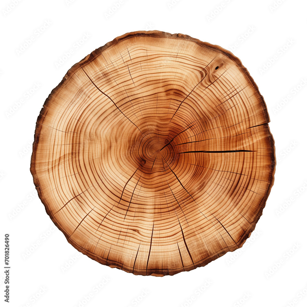 Cross section of a big tree isolated on transparent background. PNG ...