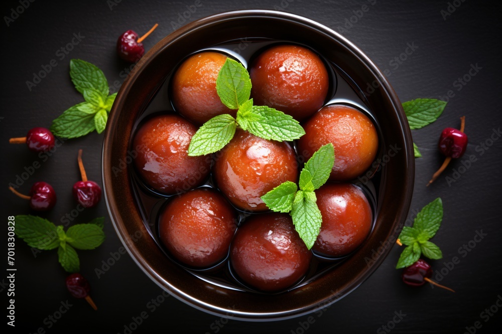 Gulab jamun Stock Illustration | Adobe Stock