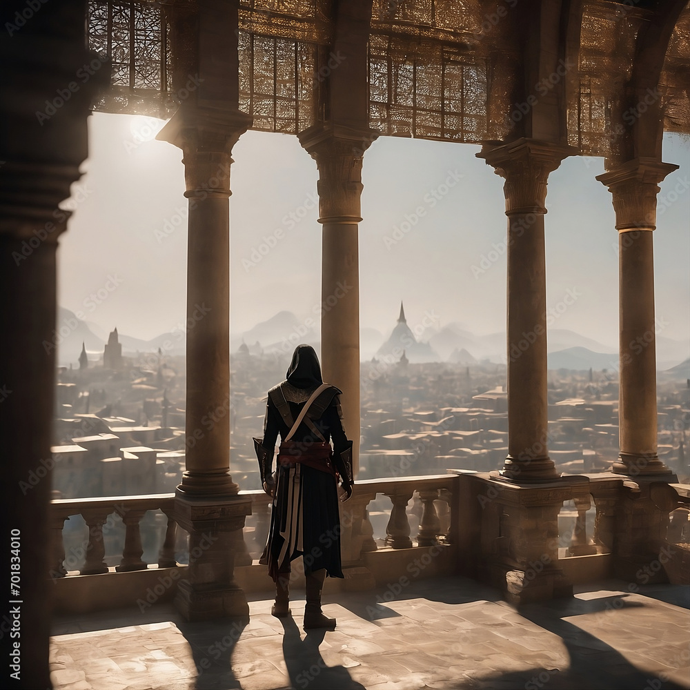 medieval knight in full heavy plate armor 3d illustration 3d rendering ...