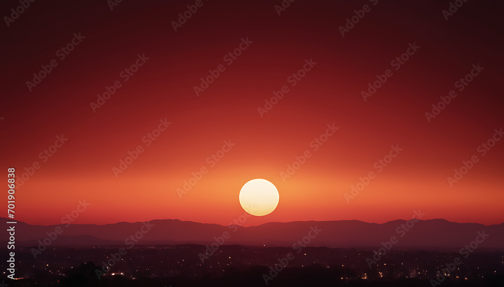 Gradient transition from deep burgundy to fiery red, creating a ...