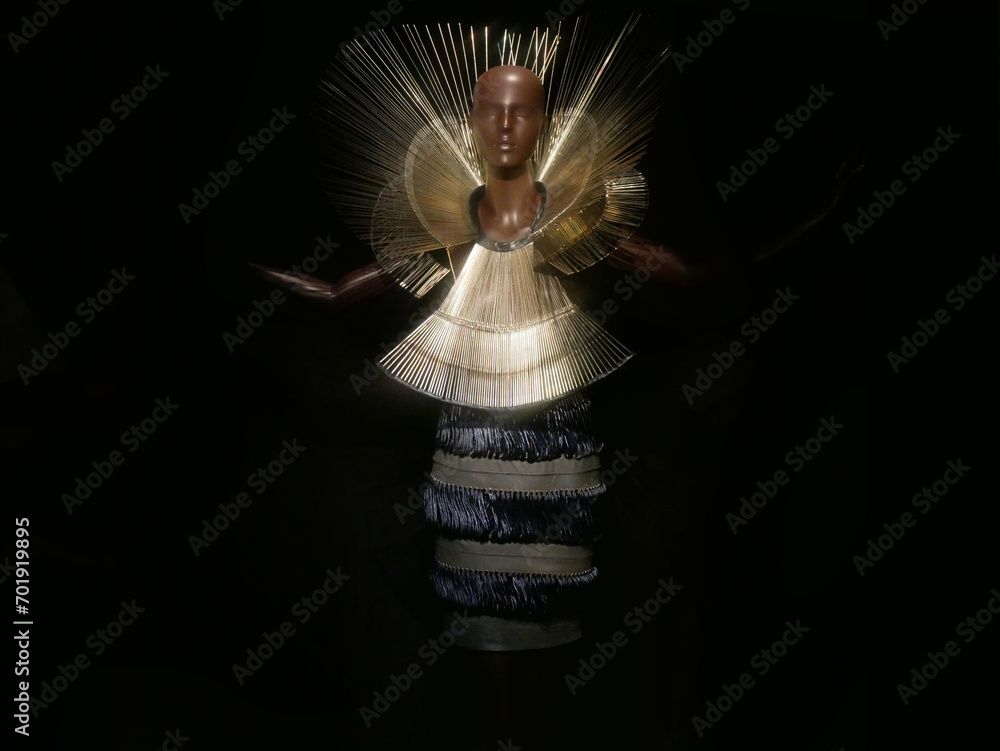 Iris Van Herpen, avant-garde fashion designer : skirt and necklace ...